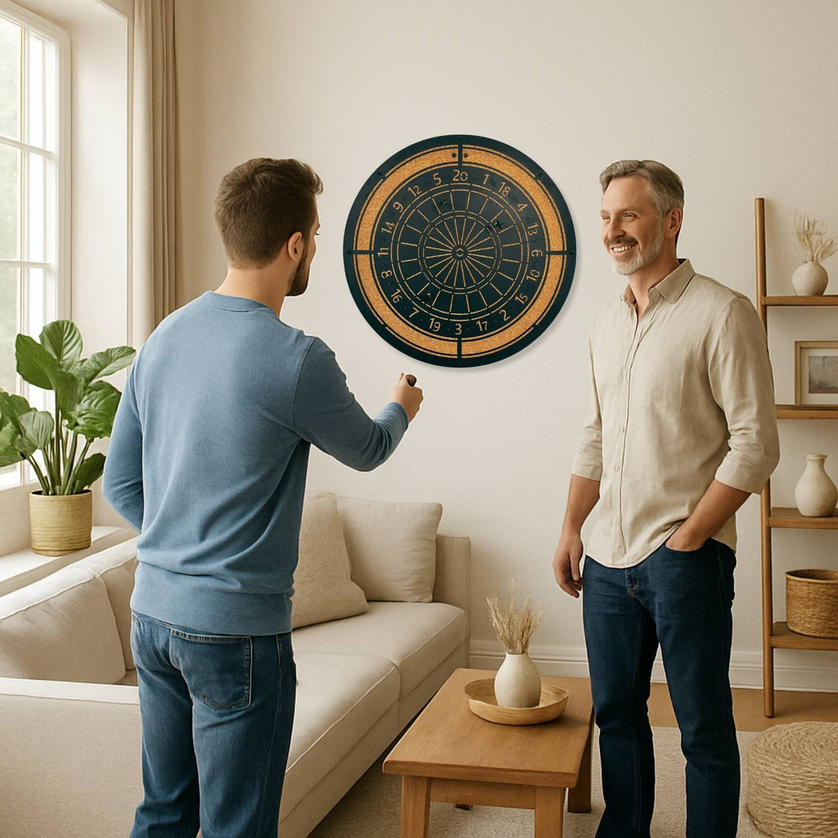 Archtwain Magnetic Dart Board | Modern Wall-Mounted Dart Game – archtwain