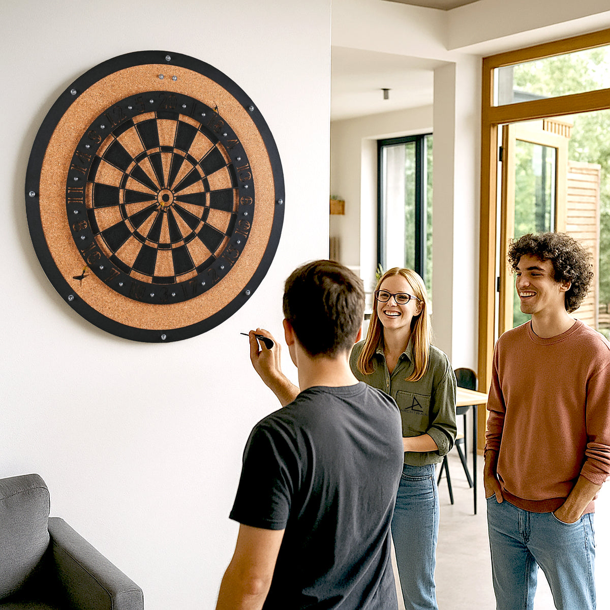Dart Wall Game – Elegant Decorative Dartboard for Man Caves & Homes ...