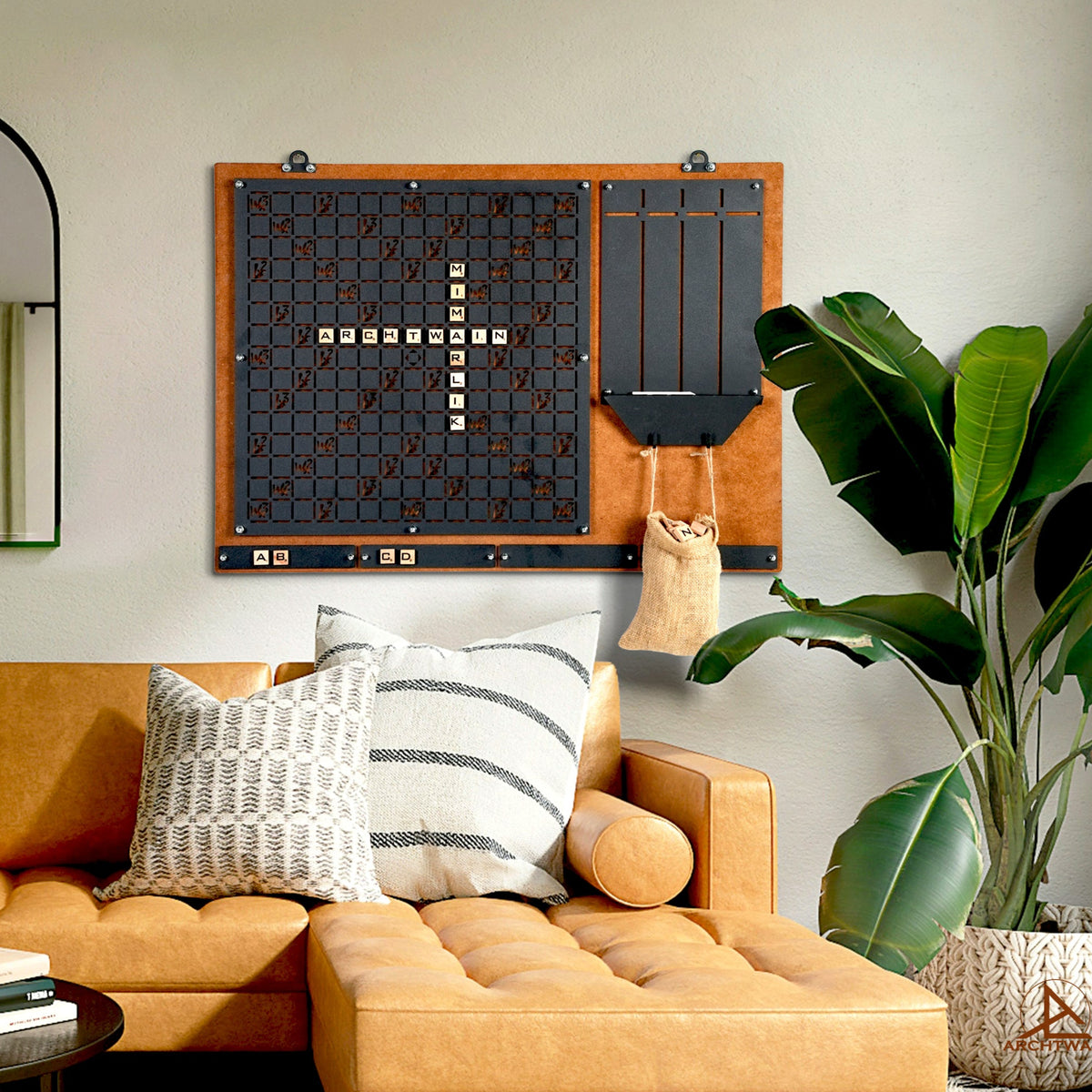 Scrabble Wall Game – Life-Size Word Play & Decorative Wall Design ...
