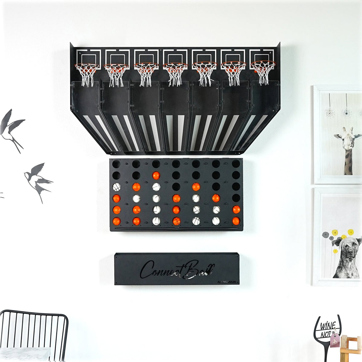 ConnectBall – Hybrid Basketball & Connect Four Wall Game – archtwain