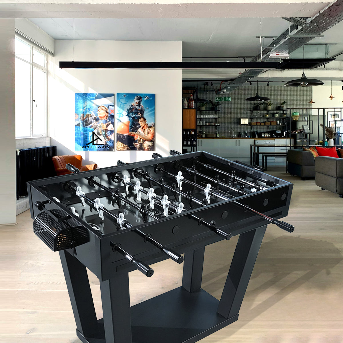 Premium Foosball Table - Metal and Wood Designer Foosball Table ...