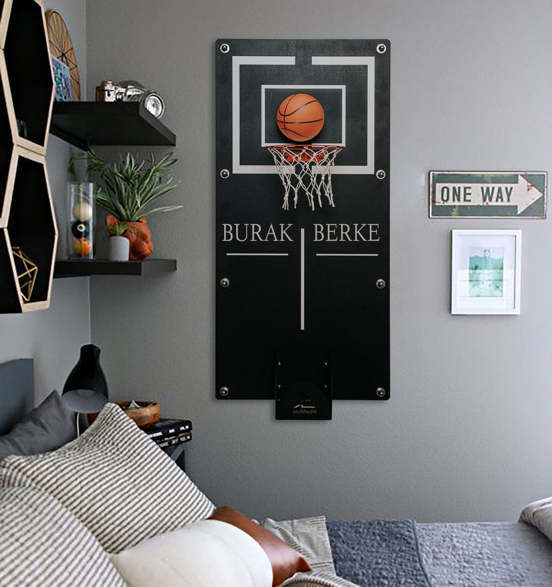 Archtwain Custom Mega Basketball Game – Wall-Mounted Interactive Fun ...