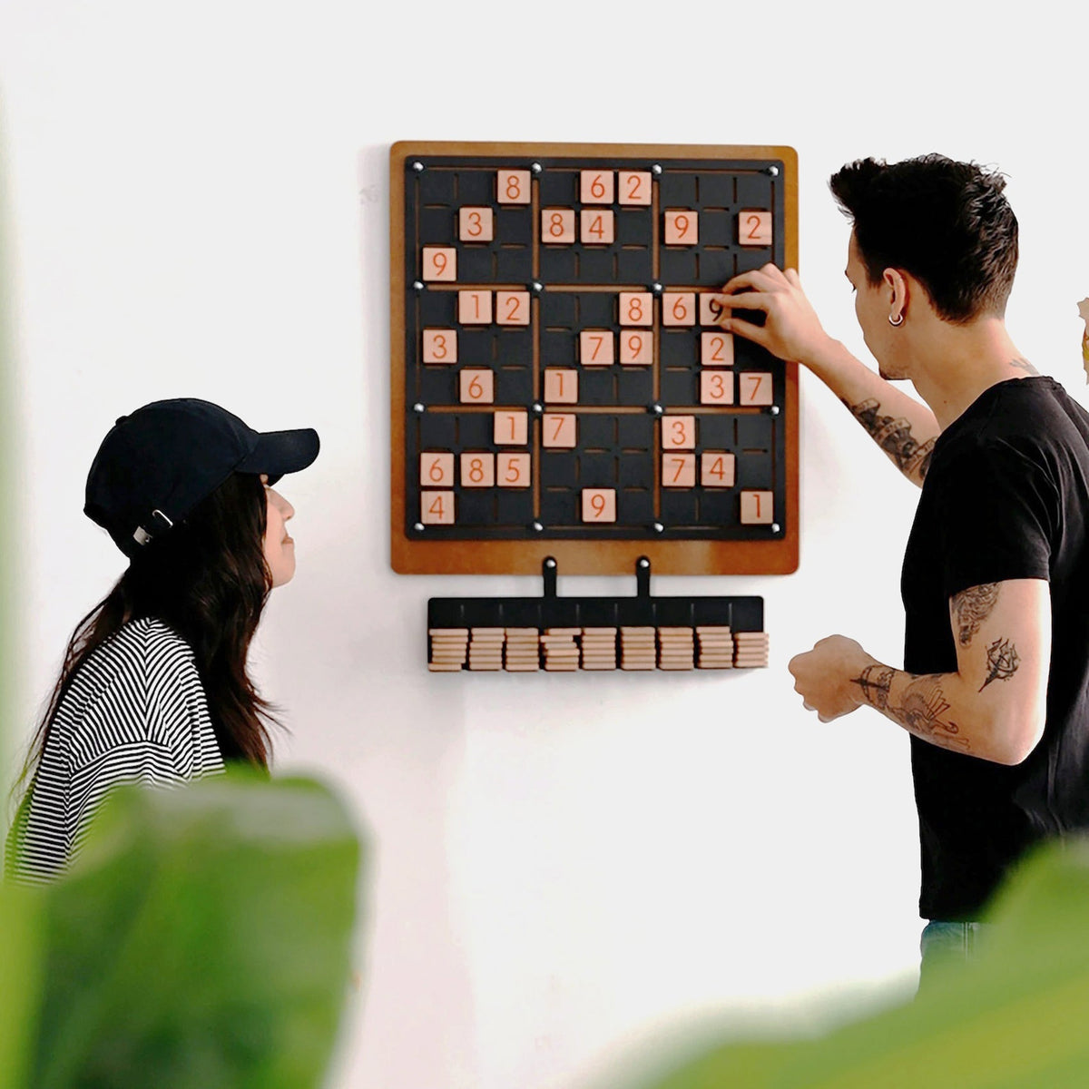 Sudoku Board Wall Game – Brain Puzzle & Modern Decorative Design ...