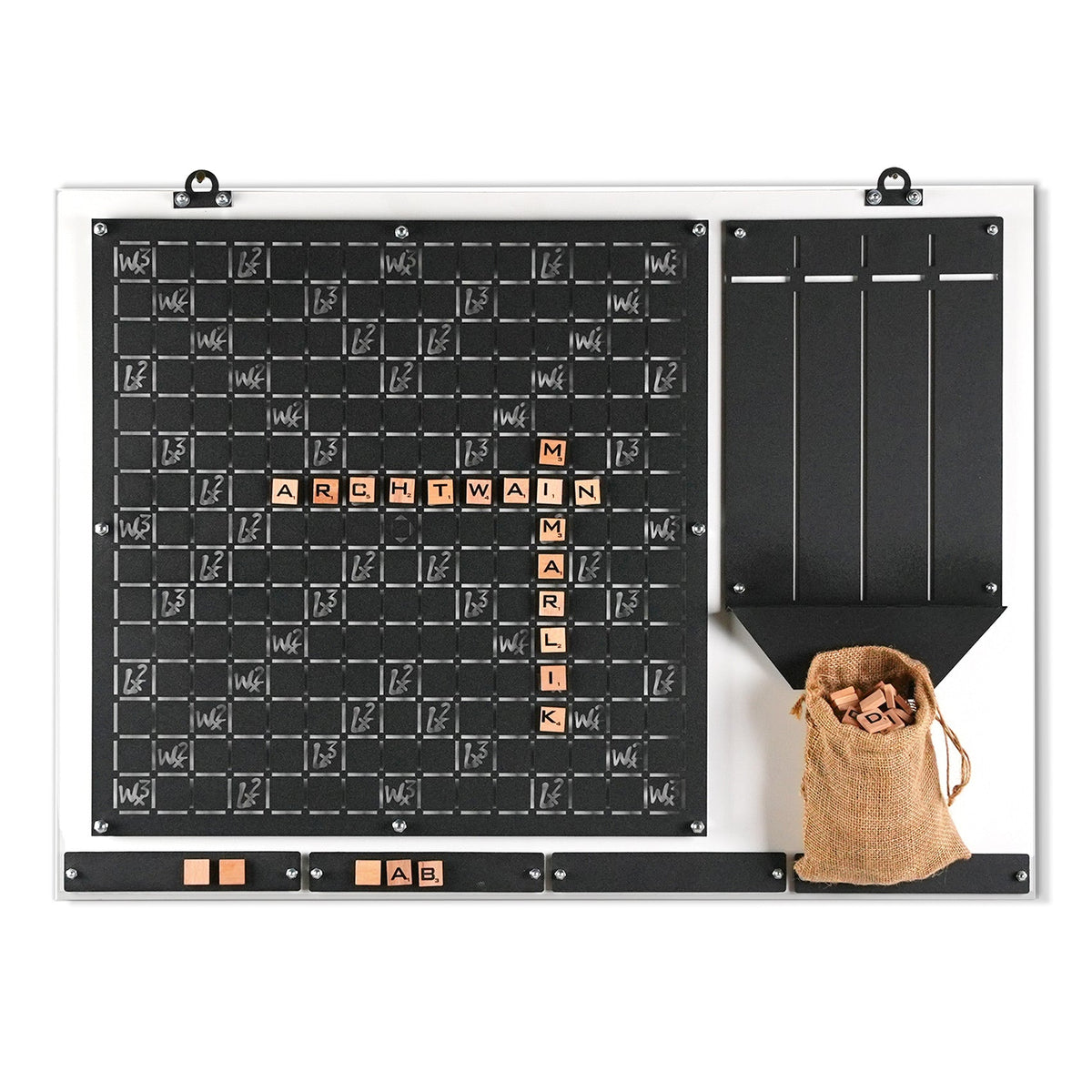 White Words Wall Game – Life-Size Wall Word Play & Decorative Design ...